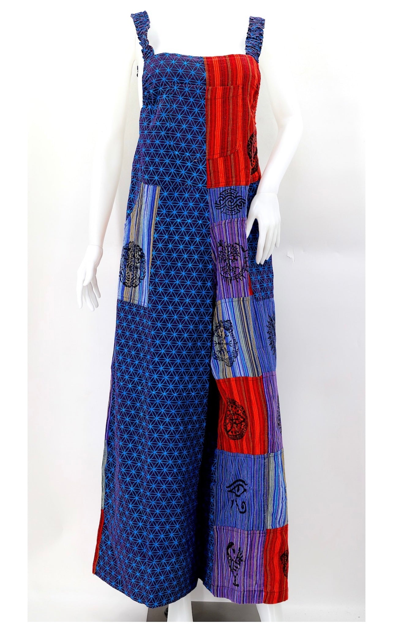 Overol azul #323 talla L/XL – Cuarzos y Mas